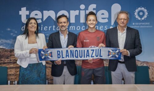 Paulina Gramaglia inicia su etapa blanquiazul con su presentación en Turismo de Tenerife – El ...